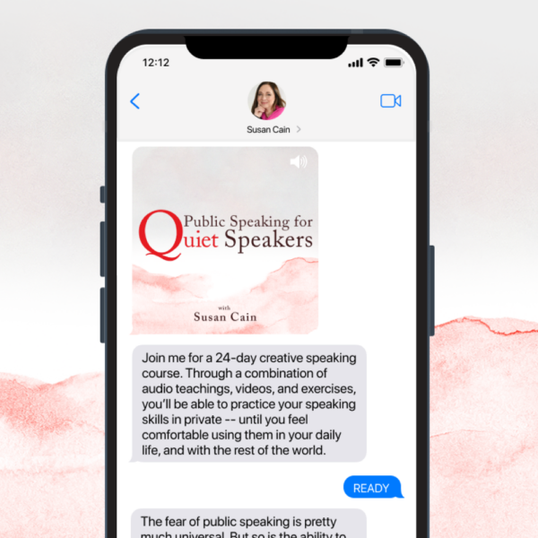 Public Speaking for Quiet Speakers - Susan Cain